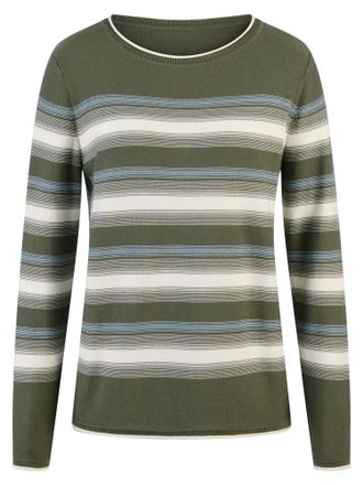 Basler Rundhals-Pullover BASLER gr&uuml;n