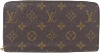 Louis Vuitton unisex, Pre-owned, Brun, Taille: ONE Size Portefeuille en toile Pre-owned