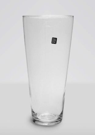 Maison Zoe Mundgeblasene und Handgefertigte Glasvase Iris - 40cm hoch - Blumenvase - Deko & Hochzeit