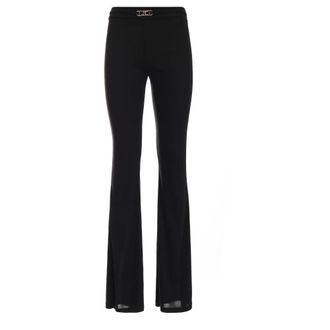 Just Cavalli Femme, Pantalons, Noir, Taille: 38 FR Wide Pantalons