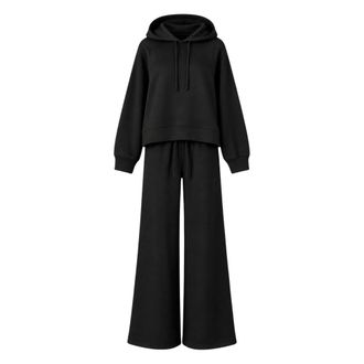 Twinset Femme, Sport, Noir, Taille: 38 FR Ensemble Pantalon