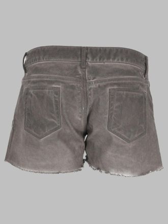 Rick Owens Denim Shorts - Charcoal