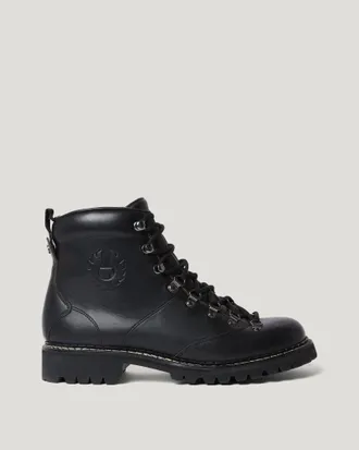 Belstaff Bottes Butler Pour Femme Polished Leather Noir Eu 36