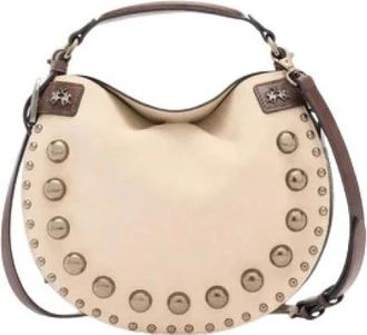 La Martina Femme, Sacs, Beige, Taille: ONE Size Luna Half-Moon Bag