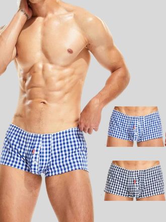 SEOBEAN Boxershorts Checkered