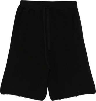 Laneus Homme, Shorts, Noir, Taille: M Cotton Knit Shorts