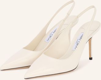 Jimmy Choo London Slingpumps Love 85 weiss