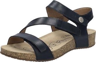 Josef Seibel Femme Sandale à lanières Tonga 25, Dame Sandales,Largeur G (Normale),Chaussure dété,Sandale dété,Noir (Schwarz),42 EU / 8 UK