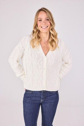 Lieblingsst&uuml;ck Strickjacke AlysanneL mit Zopfmuster