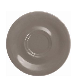 Kahla Pronto Colore Untertasse 16 cm warm gray|taupe Unterteller aus Porzellan