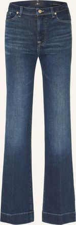 7 For All Mankind Wide Leg Jeans Modern Dojo blau