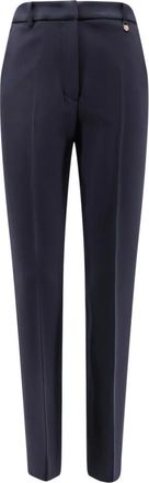 Max Mara Femme, Pantalons, Bleu, Taille: 38 FR Slim-fit Pantalons