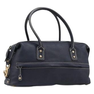 Celine Sac &agrave; main vintage doccasion - Femme - Pre-owned - Bleu - Taille: ONE Size
