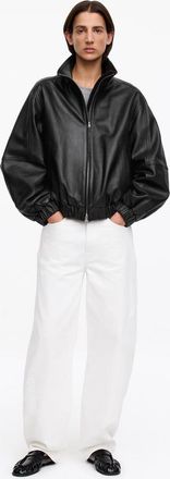 Arket Lederjacke -Schwarz