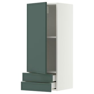 IKEA METOD / MAXIMERA Wandschrank mit T&uuml;r/2 Schbubladen