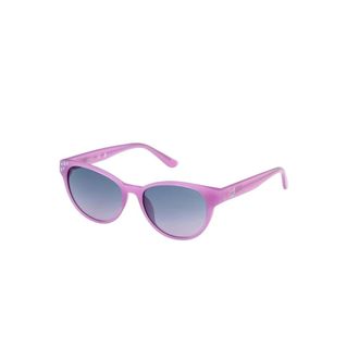 Guess unisex, Accessoires, Violet, Taille: 49 MM Lunettes de soleil cat-eye