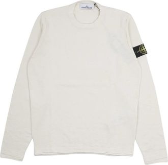 Stone Island Homme, Pulls, Blanc, Taille: S Pulls &agrave; col rond