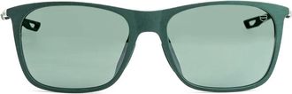 Tag Heuer lunettes de soleil TH40037I &agrave; monture rectangulaire - Vert