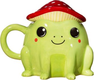 Sass & Belle Frosch Tasse mit Pilzdeckel