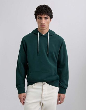 Scalpers Sweat à capuche - Vert foncé délavé