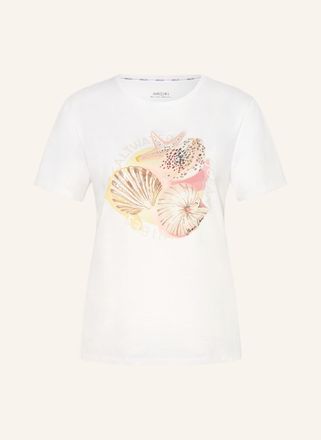 Marc Cain T-Shirt Mit Schmucksteinen weiss