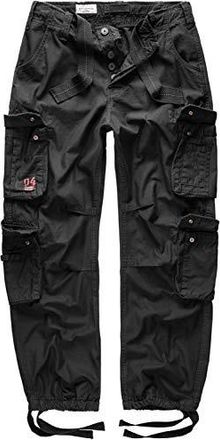 Surplus Raw Vintage Airborne Herren Cargo Hose, Noir, 3XL