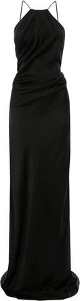 Victoria Beckham Femme, Robes, Noir, Taille: 34 FR Chain Detail Halter Gown