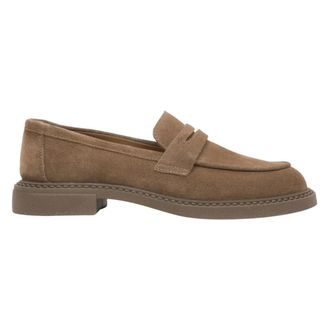 Estro & Luminara Hellbraune Penny Loafer - - Shoes - Damen - Braun - 40 EU