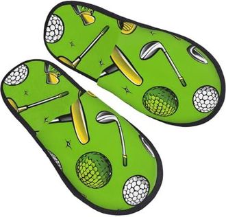 Generic Balle De Sport De Golf Pantoufles Moelleuses Maison Pantoufles En Peluche Hiver Chaussures Pour Extérieur Femme Unisex M