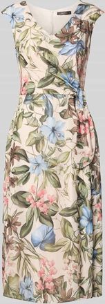 Vera Mont Fit and Flare Cocktailkleid mit Allover-Muster