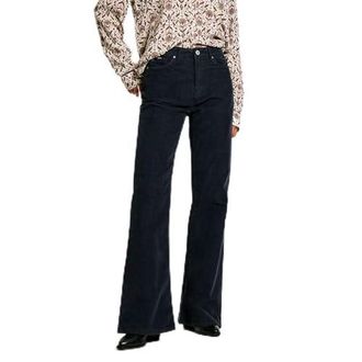 Pepe Jeans London Willa Pantalon, Noir (Black), 29 W/30 L Femme