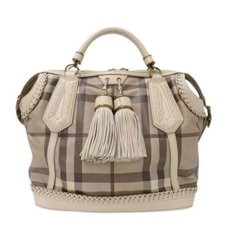 Burberry Pre-owned Sac bandouli&egrave;re vintage - Femme - Pre-owned - Beige - Taille: ONE Size