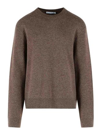 Acne Studios Pull Col Rond - Marron