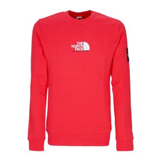 The North Face Rotes Rundhals-Sweatshirt - - Sport - Herren - Rot - XL
