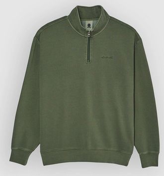 Element Lowcase Pigment Half-Zip Fleece Pullover bronze green
