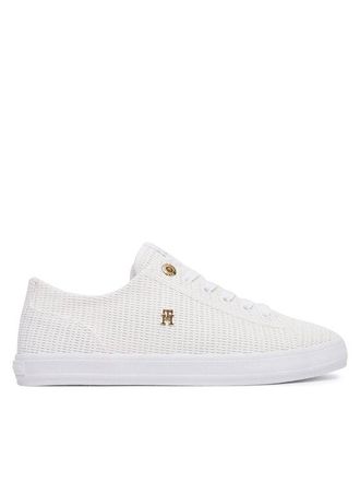 Tommy Hilfiger Sneakers aus Stoff FW0FW09171 Wei&szlig;