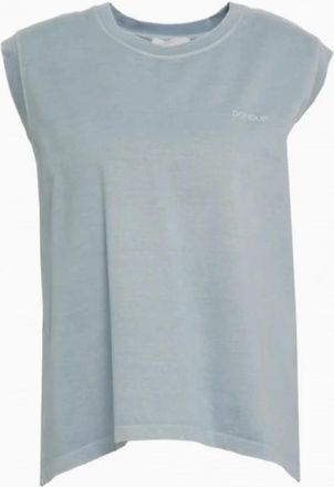 Dondup Femme, Tops, Bleu, Taille: 40 FR T-shirt sans manches &agrave; col rond
