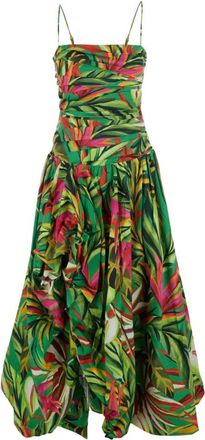 Farm Rio Farm Rio, Femme, Robes, Multicolore, Taille: 40 FR Tropical Dream Long Sleeveless Dress