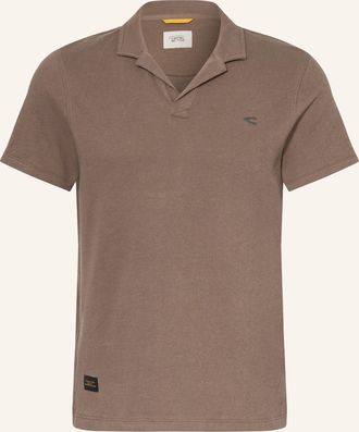 Camel Active Camel Active Strick-Poloshirt braun