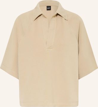 HUGO BOSS Jersey-Poloshirt beige