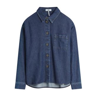 Cinque Cinque, Femme, Blouses et Chemises, Bleu, Taille: 40 FR Citari Hemd