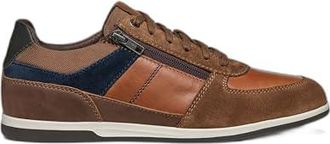 Geox Mens U Renan B Sneaker, Browncotto Navy, 40 EU