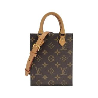 Louis Vuitton Pre-owned Petit Sac Plat Monogram Bag - - Pre-owned - Damen - Braun - ONE SIZE