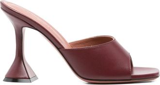 Amina Muaddi Sandalen - Sandals Bordeaux - Gr. 37 (EU) - in Rot - f&uuml;r Damen