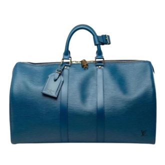 Louis Vuitton Pre-owned Keepall 45 - unisex - Pre-owned - Bleu - Taille: ONE Size