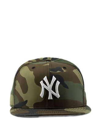 New Era casquette &agrave; motif camouflage - Vert