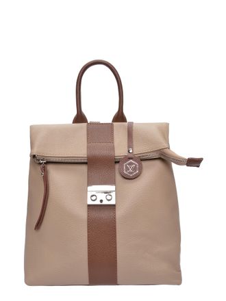 Luisa Vannini Zweifarbig Rindsledertasche