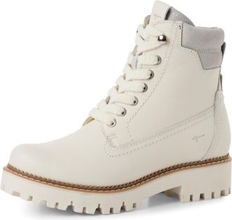 Tamaris Damen Stiefel Leder wei&szlig; 38
