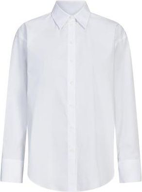 Calvin Klein Chemise droite en coton m&eacute;lang&eacute;