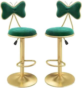 Generic Samt-Barhocker, Thekenh&ouml;he, 360&deg; drehbare Barhocker mit R&uuml;cken- und Fu&szlig;st&uuml;tze, K&uuml;chen-, Pub-, Caf&eacute;-, ESS- und K&uuml;cheninsel-Barhocker, 136 kg